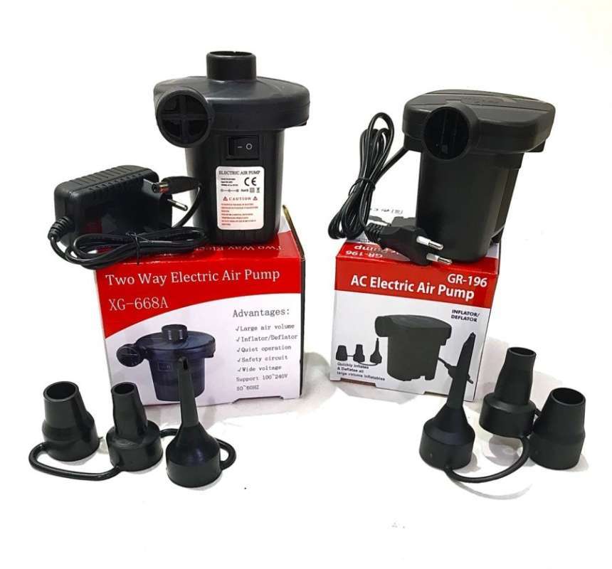 Jual POMPA LISTRIK XG-668A ELECTRIC VACUUM KASUR ANGIN SOFA GYM BALL di Seller JumboGrosir ...