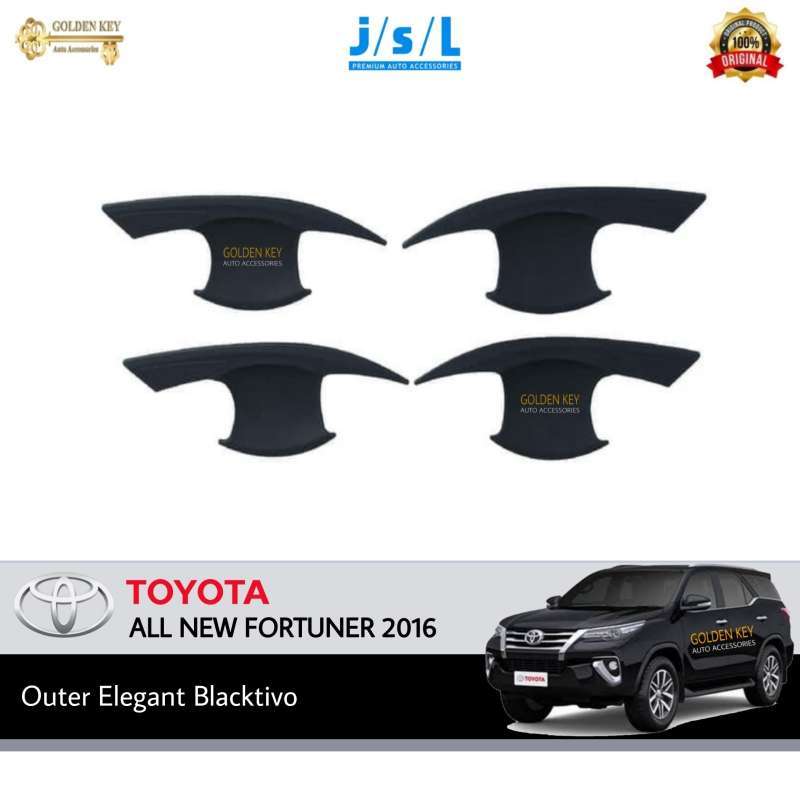 Jual JSL Outer Handle All New Fortuner 2016 Mangkok Pintu Elegant Blacktivo di Seller GOLDEN KEY ...