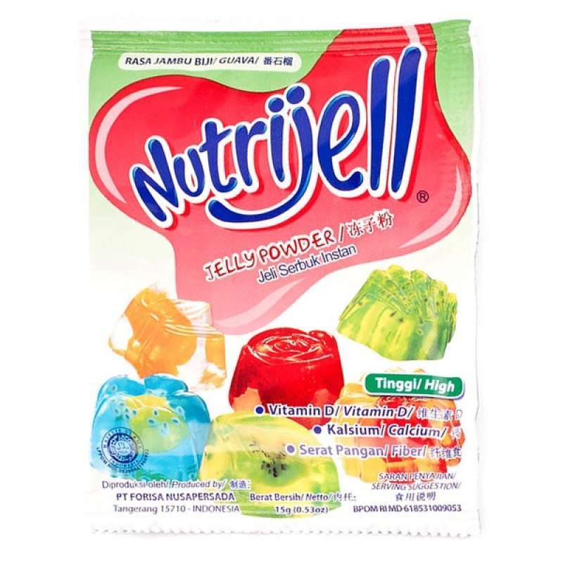 Jual NUTRIJELL Rasa Jambu Biji Bubuk Jeli 15g - NUTRI JELL Guava ...