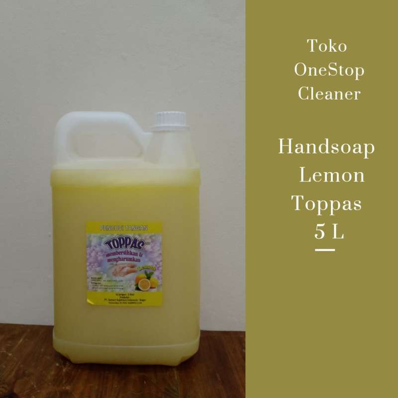 Jual Handsoap Sabun Cuci Tangan Wangi Lemon 5 Liter Toppas di Seller ...