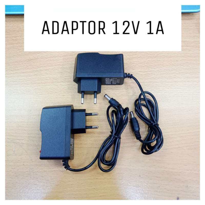 Jual Adaptor 12v 1a For Stb Zte Tv Box Kamera Router Led Kipas Di ...