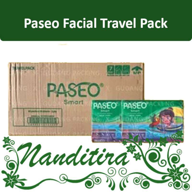 Promo [BOX] Paseo Facial Travel Pack 50 Sheets Diskon 3% di Seller ...