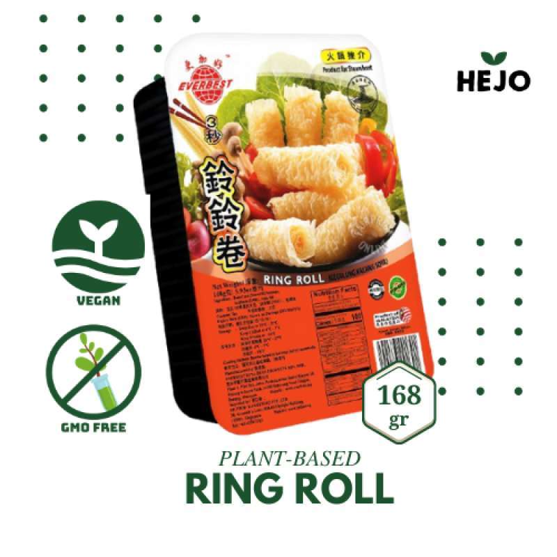 Jual Everbest - Vegetarian Ring Roll 168 gr - Ling Ling Juan - Kembang ...