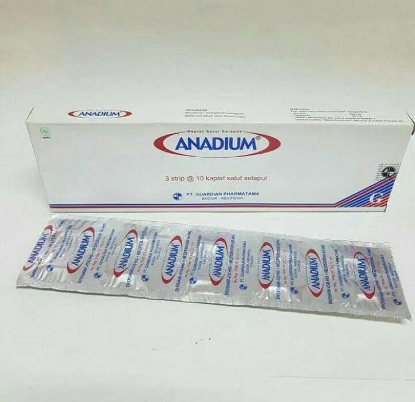 Jual Anadium tablet - harga per strip isi 10 tablet di Seller ...