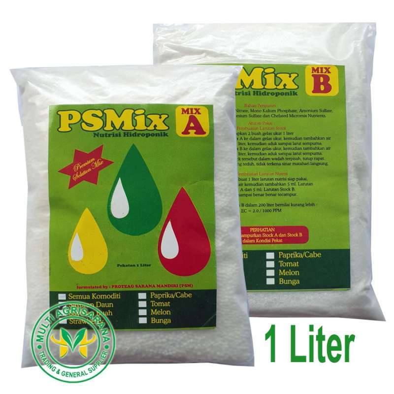Jual Pupuk AB MIX pekatan nutrisi Hidroponik 1 liter di Seller CV ...