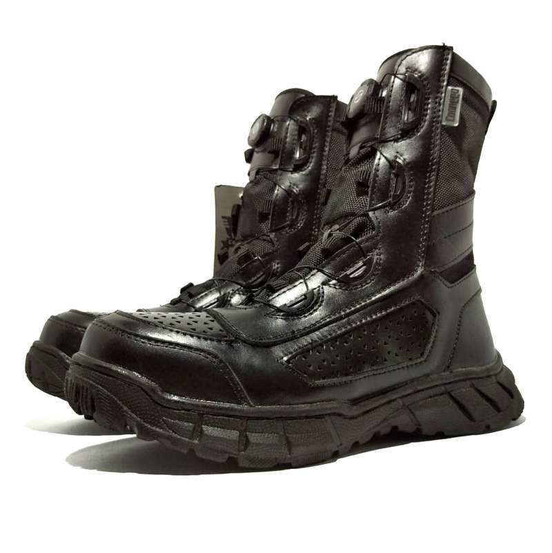 Jual Sepatu Pdl Tni Polri Kulit Asli Tali Putar Ukuran 39 - 43 Sepatu ...