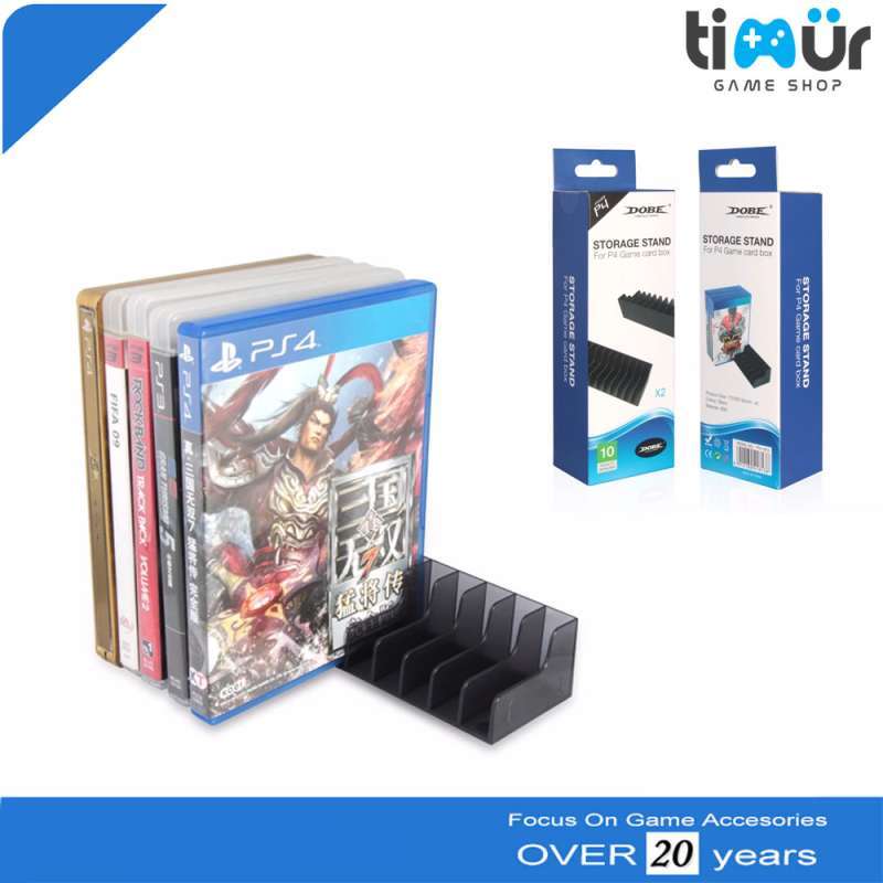 Jual Dobe - Storage Stand Tempat Kaset Bd Cd Ps5 Ps3 Ps4 - Timur Game ...