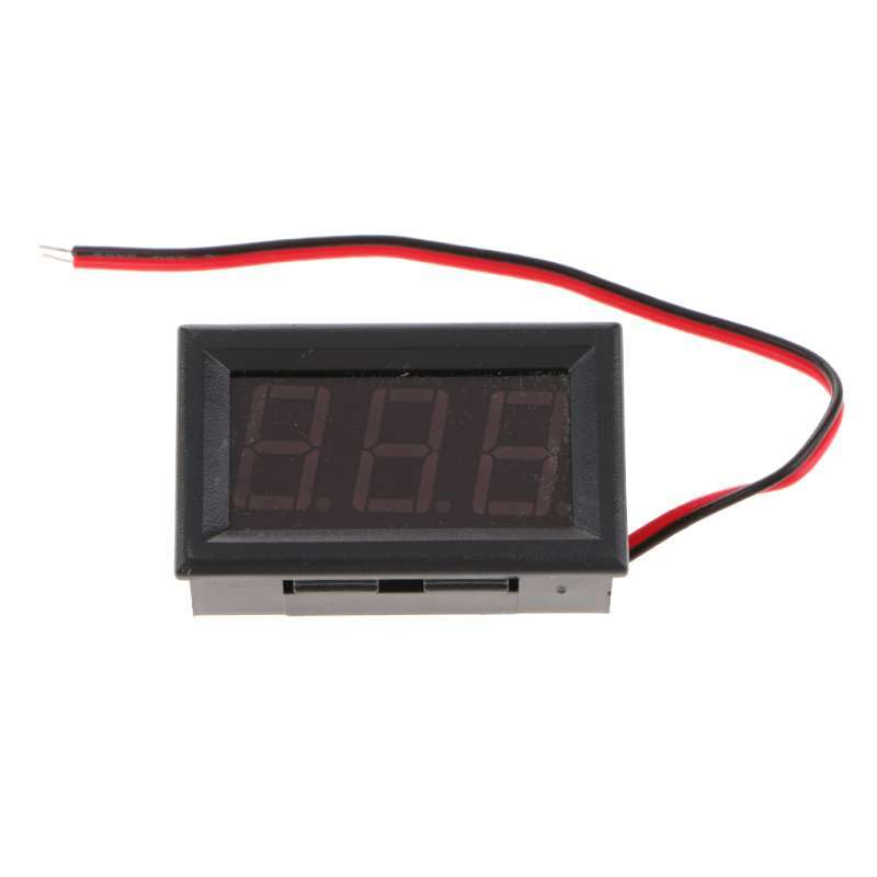 Jual 2 Pcs Mini Dc 5v- Voltmeter Led Panel Digital Voltage Meter Green ...
