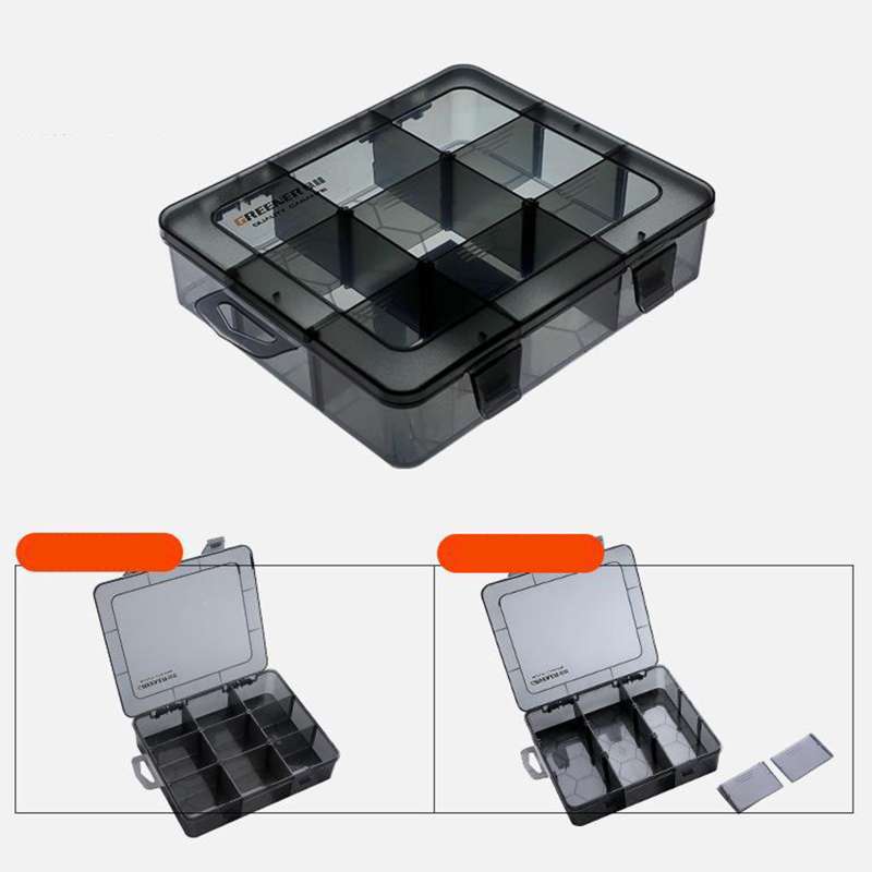 Promo Plastic Screws Storage Box Multi-grid Hardware Box Storage 9 ...