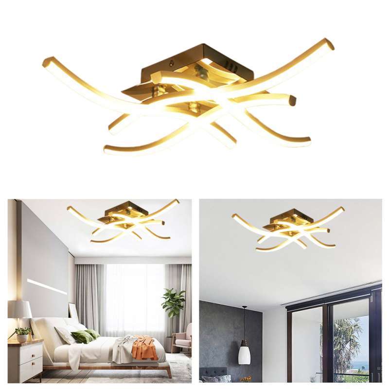Jual Modern 4-bar Led Ceiling Light Indoor Kitchen Lamps Lighting White ...