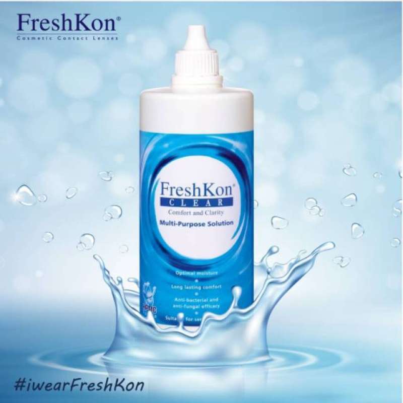 Jual ITC Optik. FreshKon Clear Multi Purpose Solution (Cairan Softlens ...