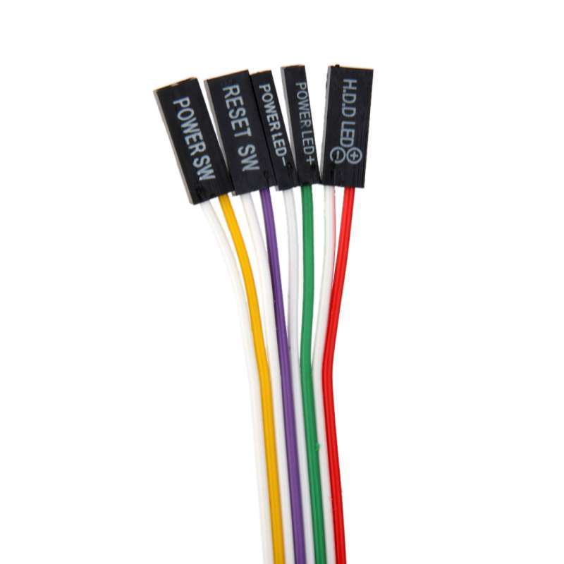 Jual Atx Pc Computer Motherboard Power Cable 2 Switch On/off/reset Hdd ...