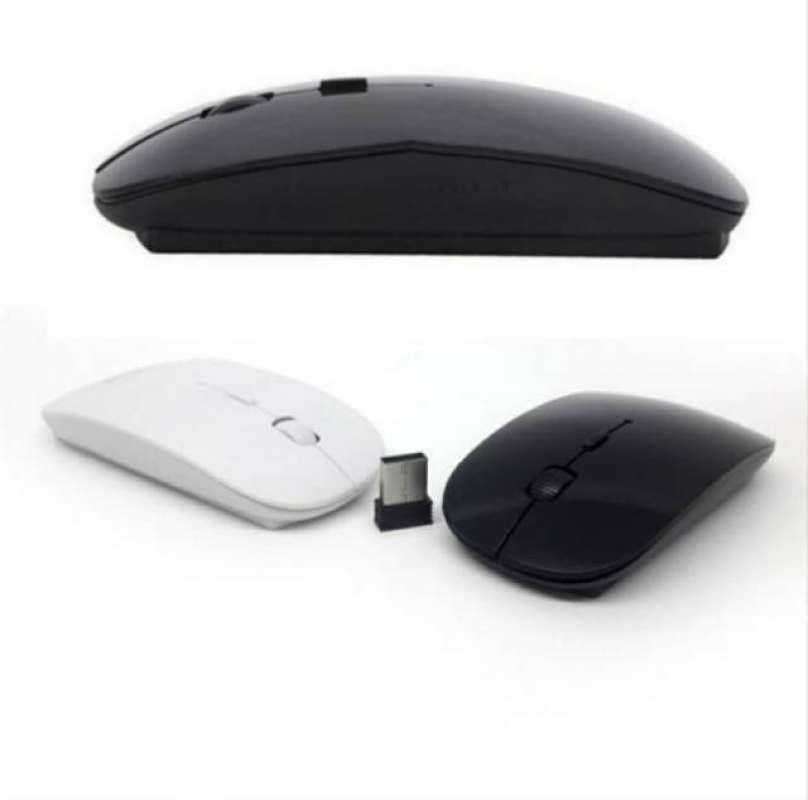 Promo Beda Dan Baru Mouse Wireless Slim Elegant Bt01 2.4ghz + Baterai ...