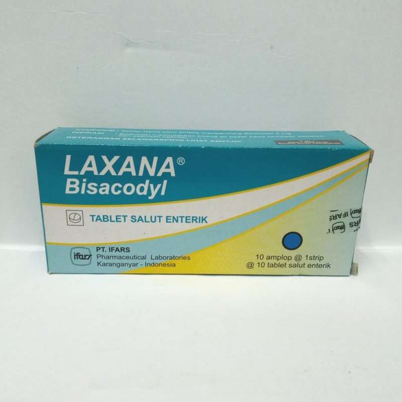 Jual Laxana Tablet Ifars Isi 100 Tablet Bisacodyl Obat Pencahar Susah ...
