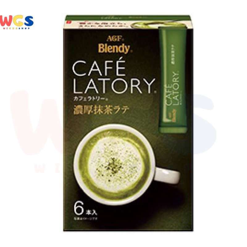 Jual AGF Blendy Cafe Latory Matcha Latte 6 sticks - 72 gr di Seller ...