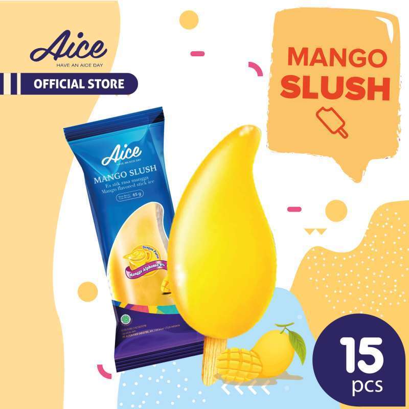 Jual Aice Ice Cream Mango Slush Es Krim 15pcs di Seller AICE Ice Cream ...