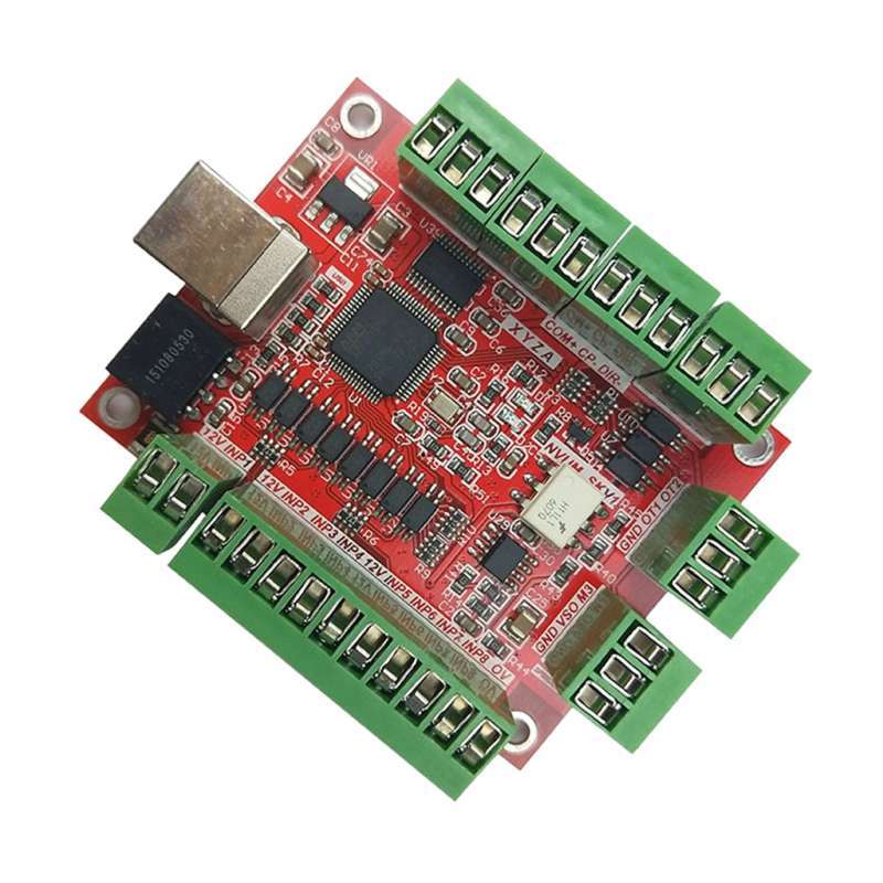 Promo USB MACH3 Interface Board Card 4Axis CNC Controller for Stepper ...