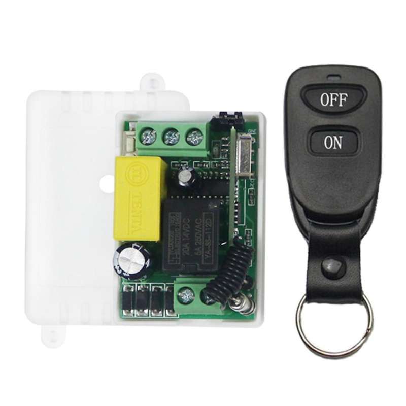 Jual 220V Mini Wireless Remote Control Relay Learn Code Switch Receiver ...