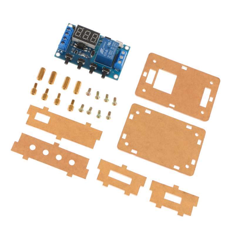 Jual 6-30V Time Delay Relay Module Switch Trigger Timer Cycle With Case ...