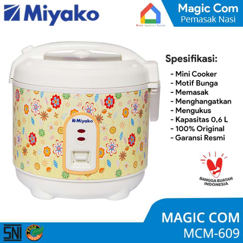 Jual Miyako Mcm-609 Magic Com Mini/kecil [0,6 L] Di Seller Home ...
