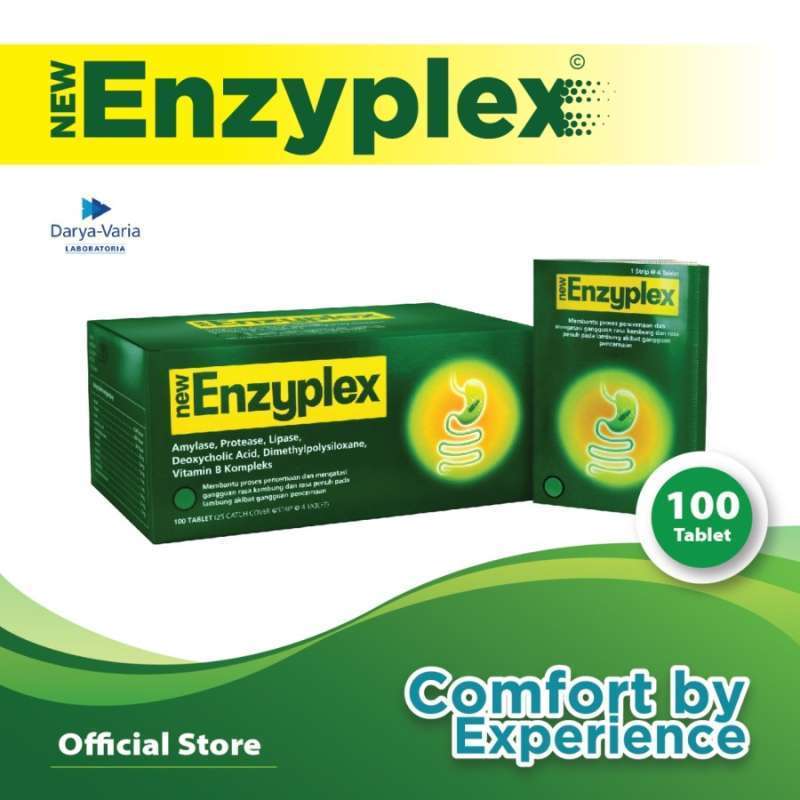 Jual New Enzyplex - 100 Tablet - Box Pencernaan Di Seller Apikaapiko ...