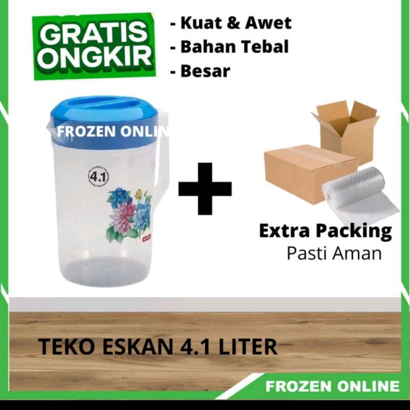 Jual Eskan 4,1 Lion Star | Teko Air Plastik | Water Jug | Teko Teh Panas Di Seller Delapan Jaya ...