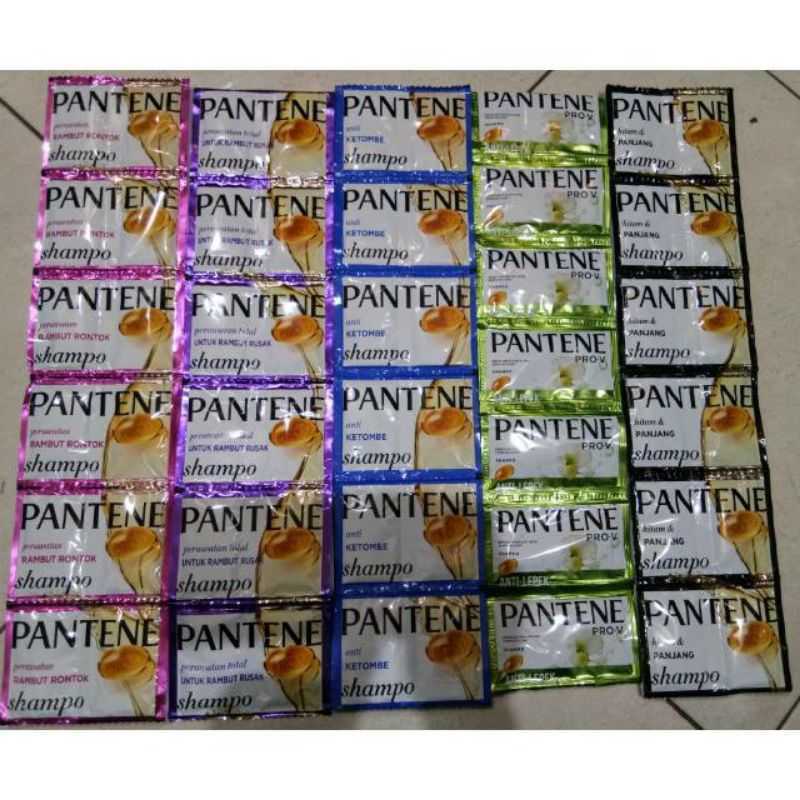 Promo Pantene Shampo Anti Ketombe [9ml X 1 Renceng] Biru Diskon 11% Di ...