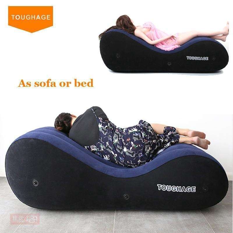 Jual Toughage Air Sofa Angin Dengan Pompa Portable Inflatable Sex Sofa