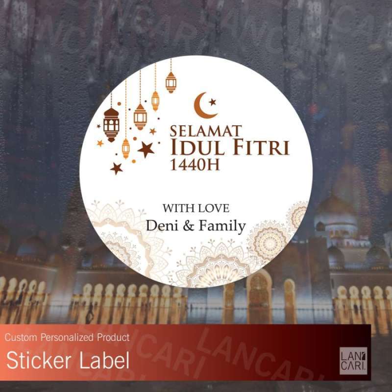 Jual Stiker Label Ramadan Bulan Puasa Ramadhan amplop custom snack ...