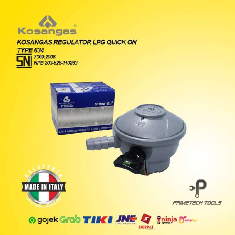 Promo Regulator Gas Lpg Kosangas Quick On 634 Made In Italy 100 % ...