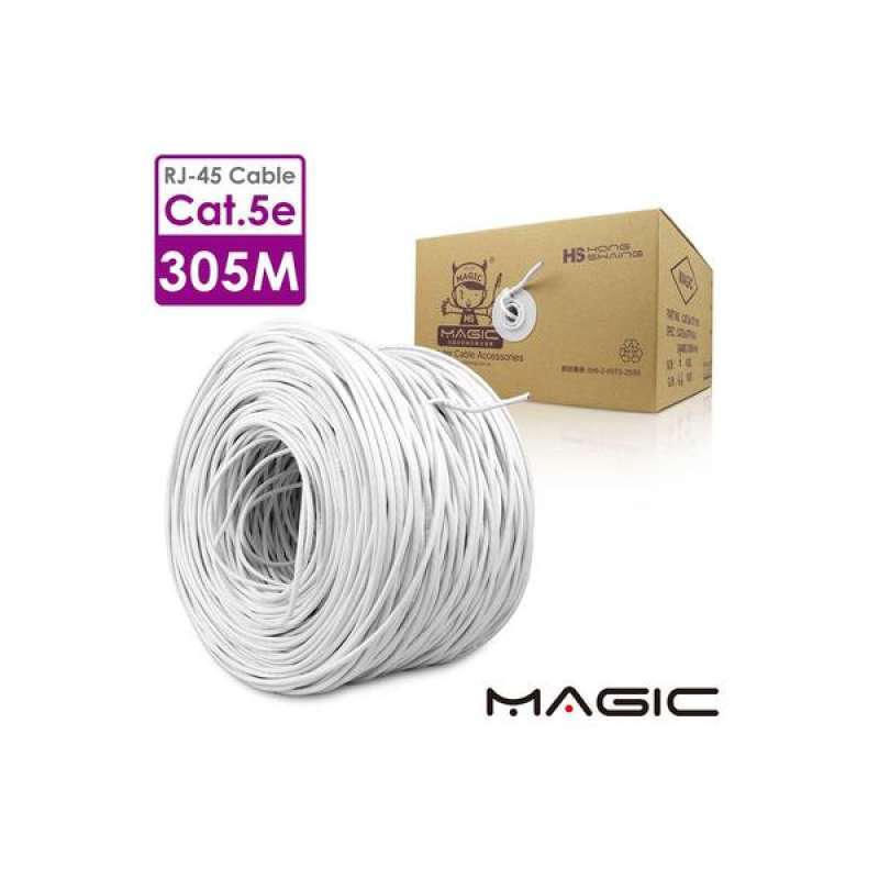 Jual (MAGIC)MAGIC Cat.5e DIY RJ45 High Speed Network Route (UTP)-305M ...