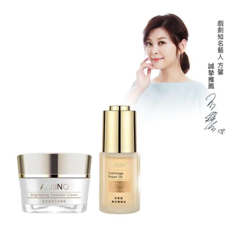 Jual Amiino Whitening And Repairing Cream 30ml + Rejuvenating Essential Oil 30ml Di Seller ...
