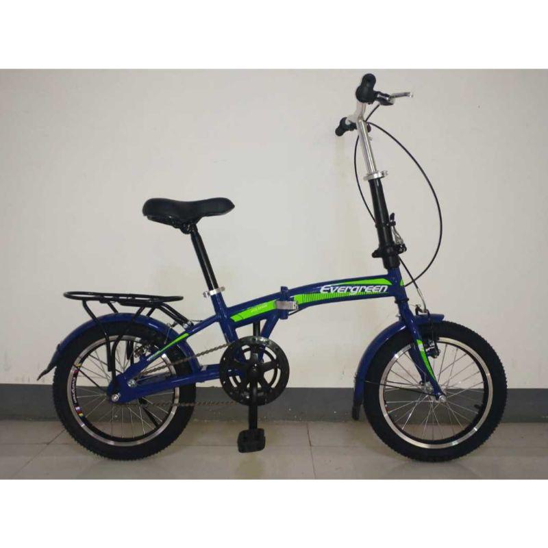 Promo Sepeda Lipat Evergreen Folding Remaja-Dewasa 16 Inci Steel 1Sp V ...
