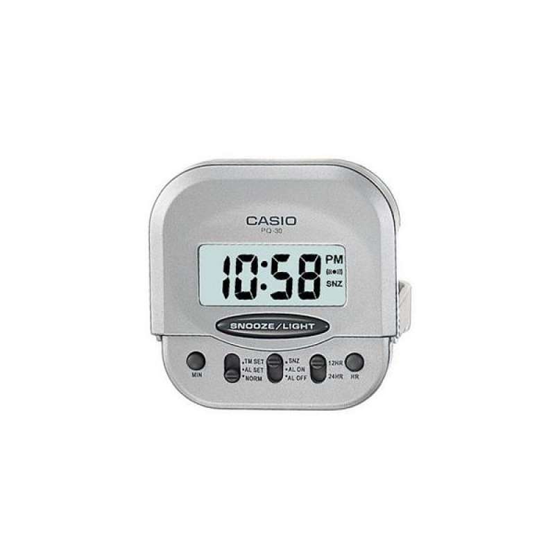 Jual (casio)[casio] Ultra Small Compact Folding Travel Alarm Clock ...