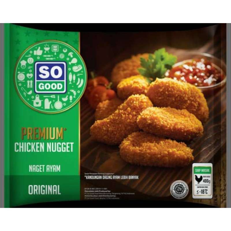 Jual So Good Chicken Nugget Premium 400G di Seller Hypermart Lubuk ...