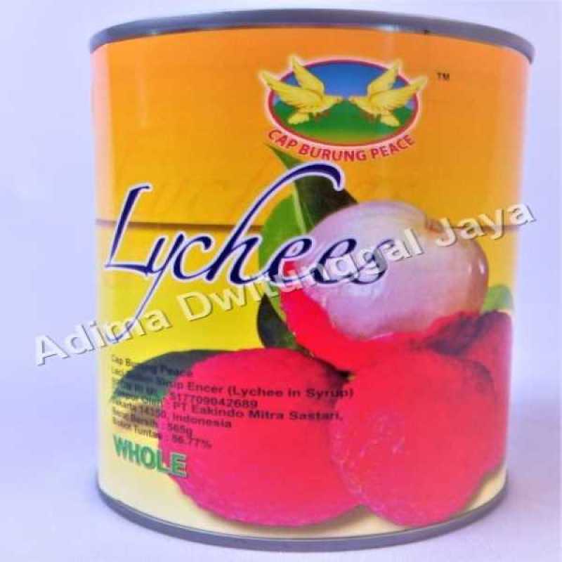 Jual Buah Lychee / Leci Kaleng / Lychee Peace Brand China 565gr di ...
