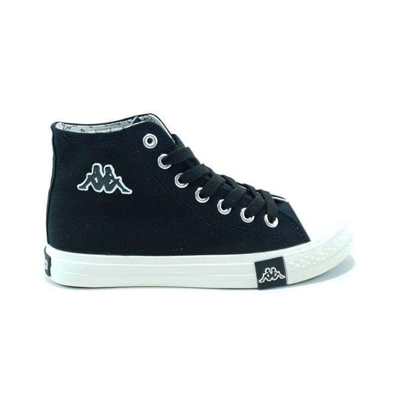 Jual Kappa Kanvas Masone Ii Hi Cut Sneaker - Black White 43 Di Seller ...