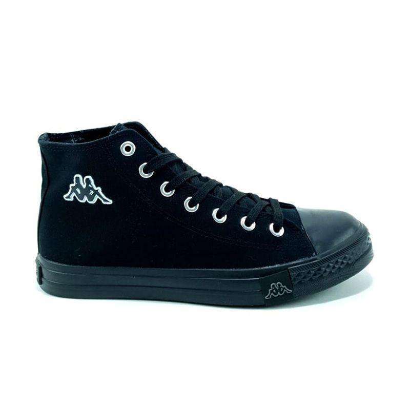 Promo Kappa Kanvas Masone II Hi Cut Sneaker - Black 42 Diskon 35% di ...