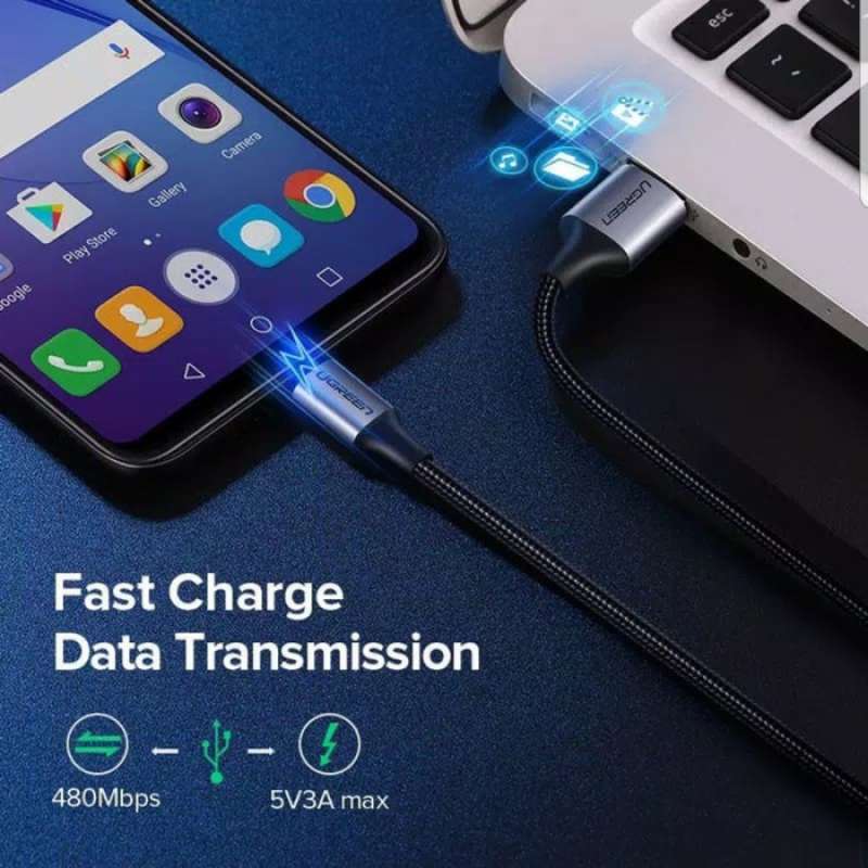 Jual Ugreen Kabel Data - Charger Fast Charging 3a Micro Usb To Usb 1m Di Seller Egel Market ...