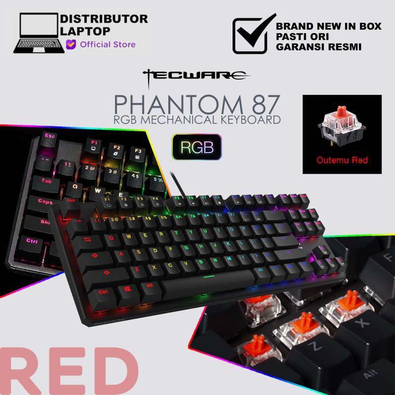 Jual Tecware Phantom 87 RGB - Gaming Keyboard - Garansi 1 Tahun di ...