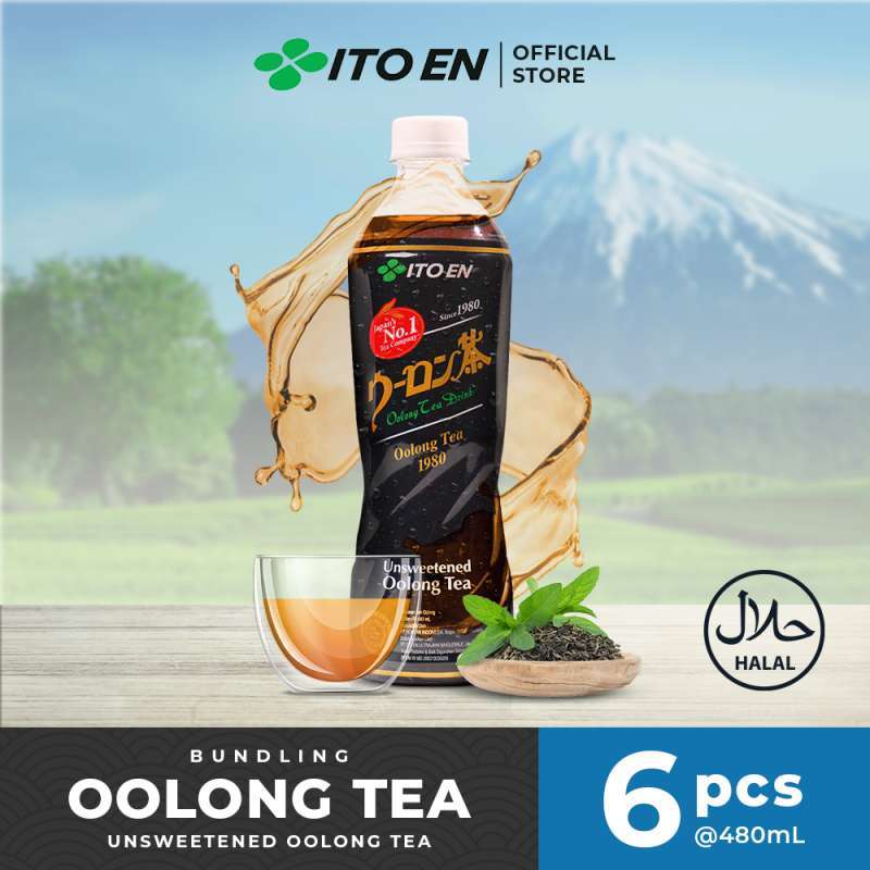 Promo ITO EN Oolong Tea Unsweetened Teh Oolong Jepang 500ml No Sugar - 6 pcs Diskon 11% di ...
