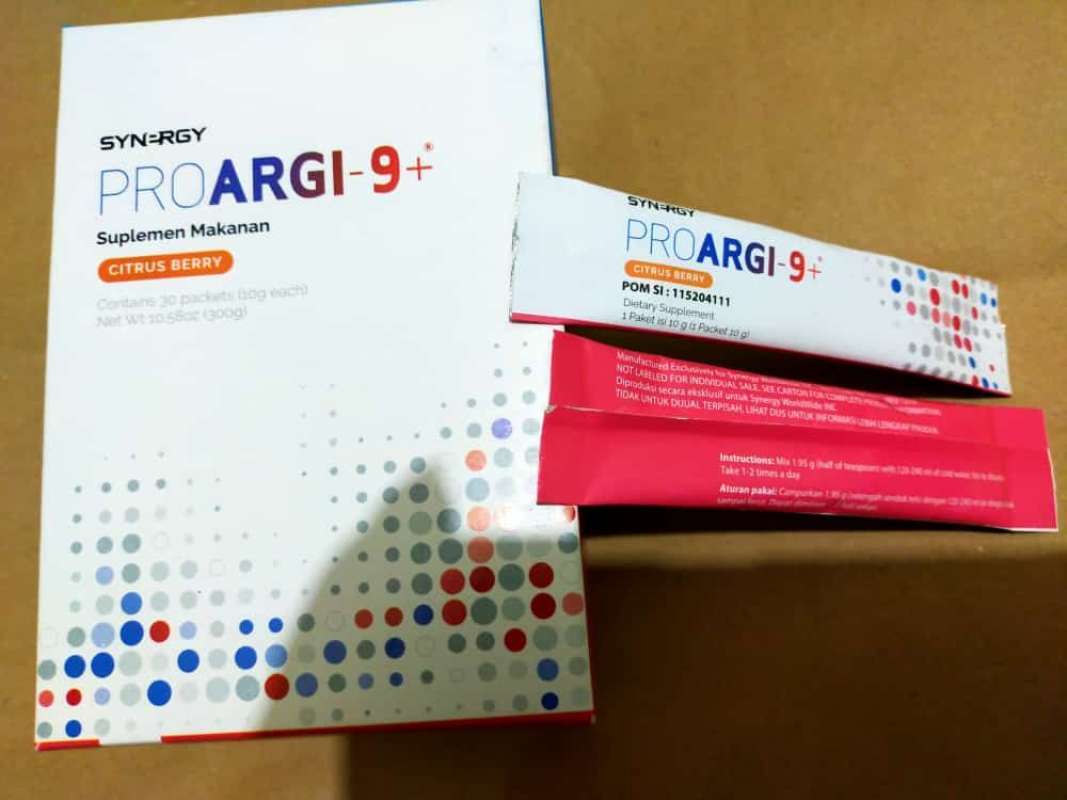 Jual Synergy Proargi 9 Plus Suplemen [30 Sachet] Kemasan Baru Di Seller ...