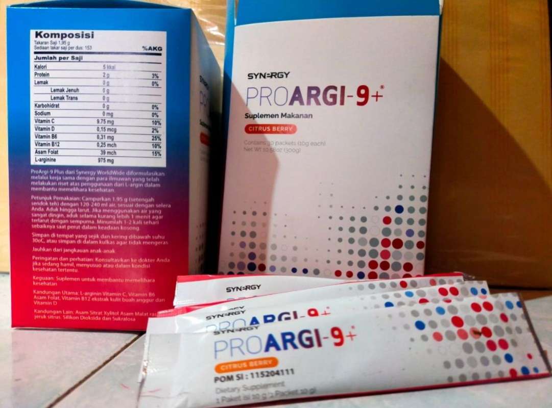 Jual Synergy Proargi 9 Plus Suplemen [30 Sachet] Kemasan Baru Di Seller ...