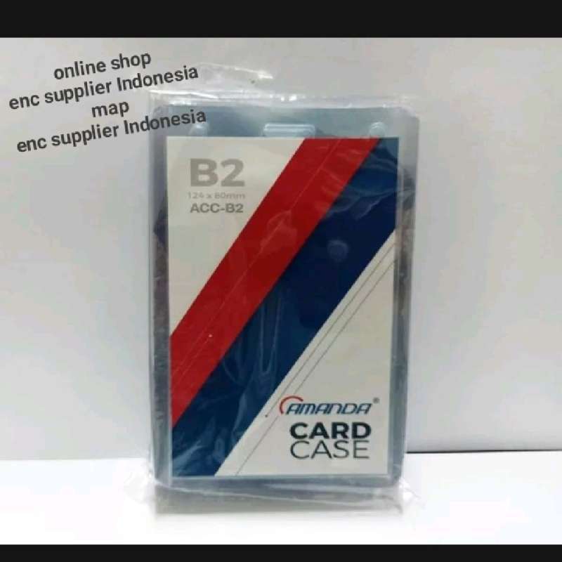 Jual ENC - plastik id card B2 amanda card case B2 amanda per pcs di Seller ENC Supplier ...
