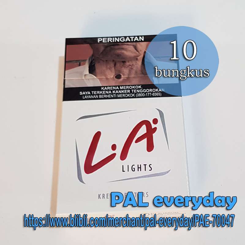 Jual rokok LA LIGHT 16 [1 slop / 10 bungkus @ 16 batang] / Djarum merah ...