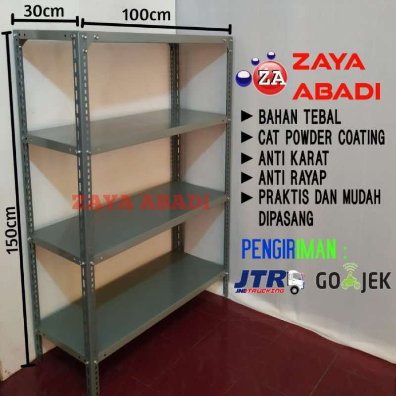 diy rak besi siku lubang - Megan Lawrence