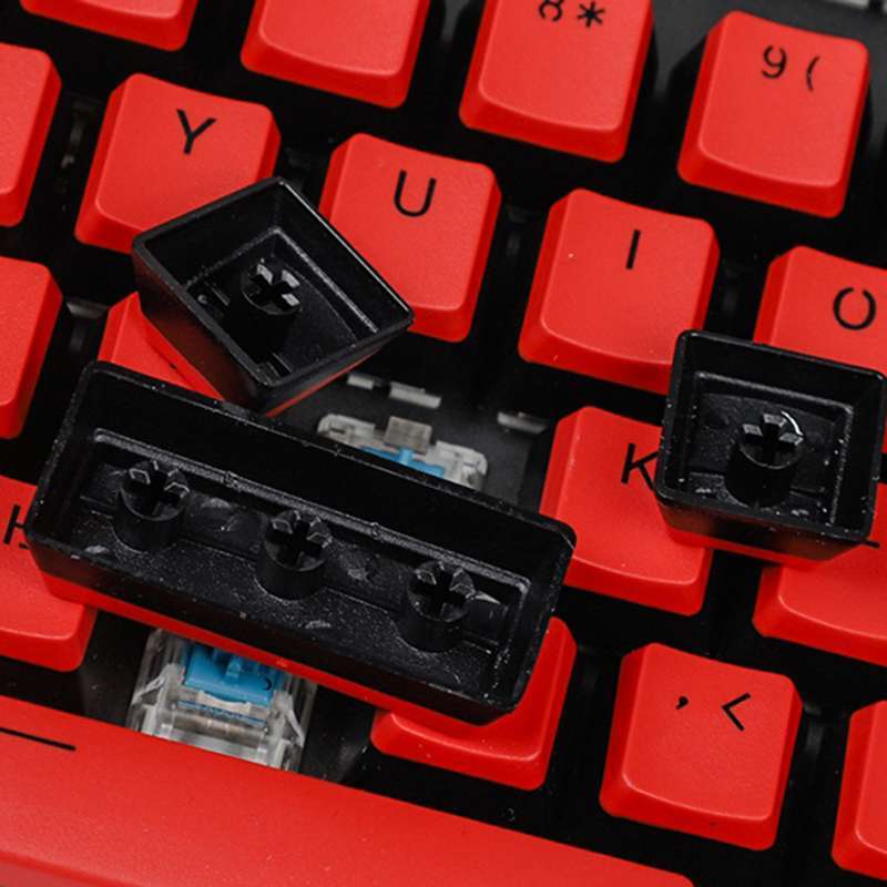 Jual Pbt Pudding Keycap Set For Cherry Mx Mechanical Keyboard Red Black ...