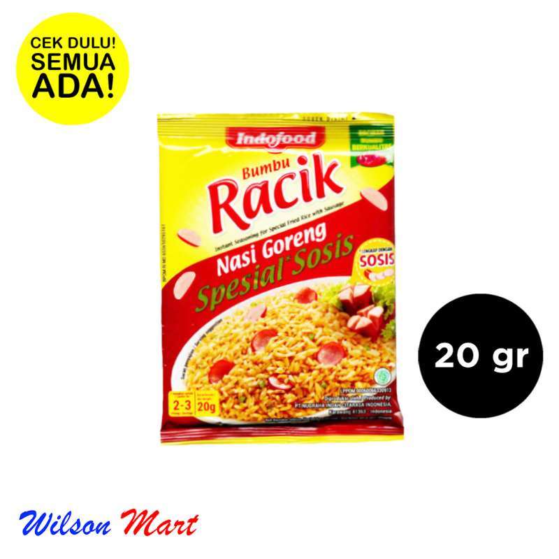 Jual INDOFOOD BUMBU RACIK NASI GORENG SPESIAL SOSIS 20 GRAM SPECIAL di ...