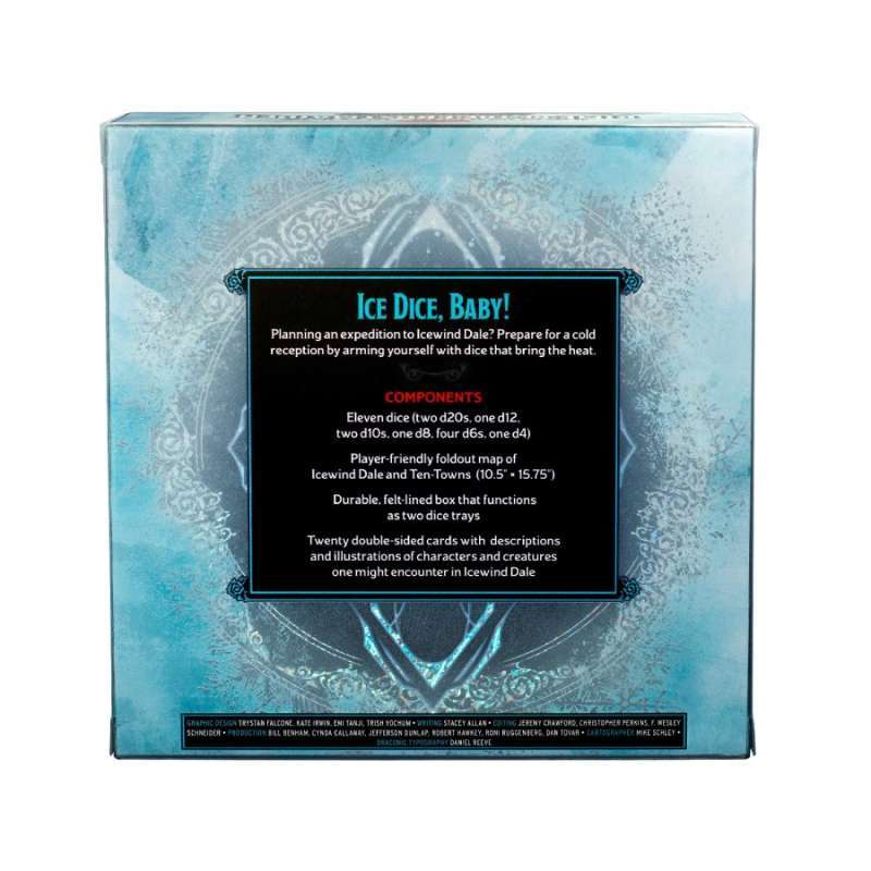 Promo Dungeons & Dragons D&D Icewind Dale: Rime of the Frostmaiden Dice and Miscellany Board ...