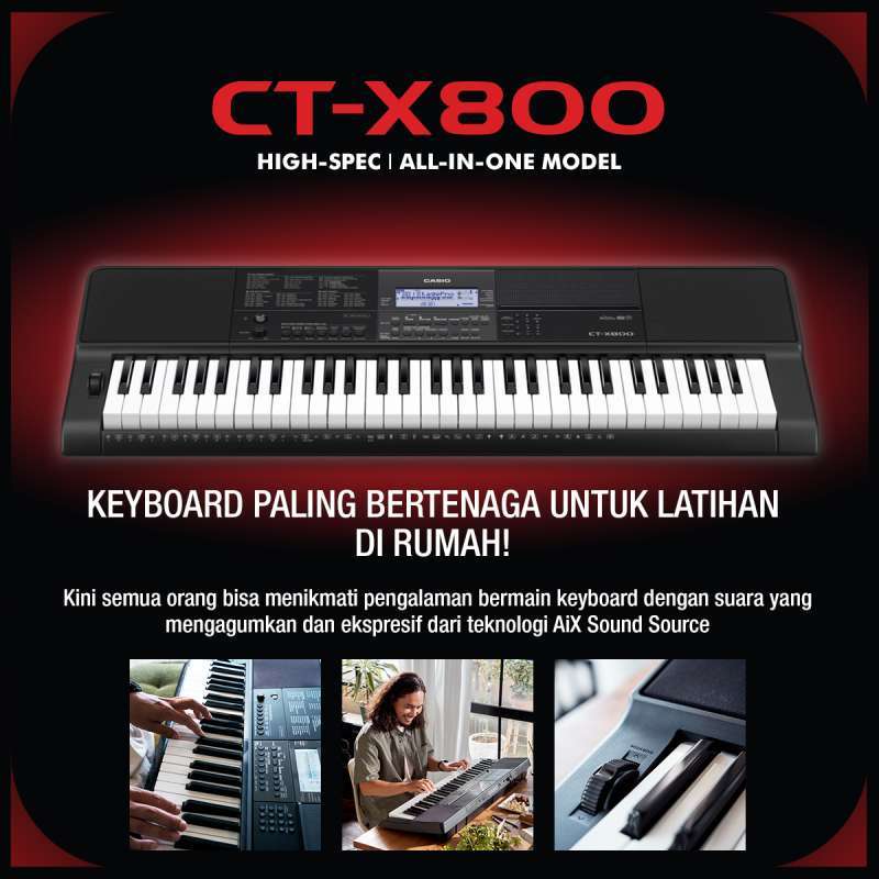 Promo Keyboard Casio CTX800 / CT-X800 / CTX-800 / CTX 800 ORIGINAL ...